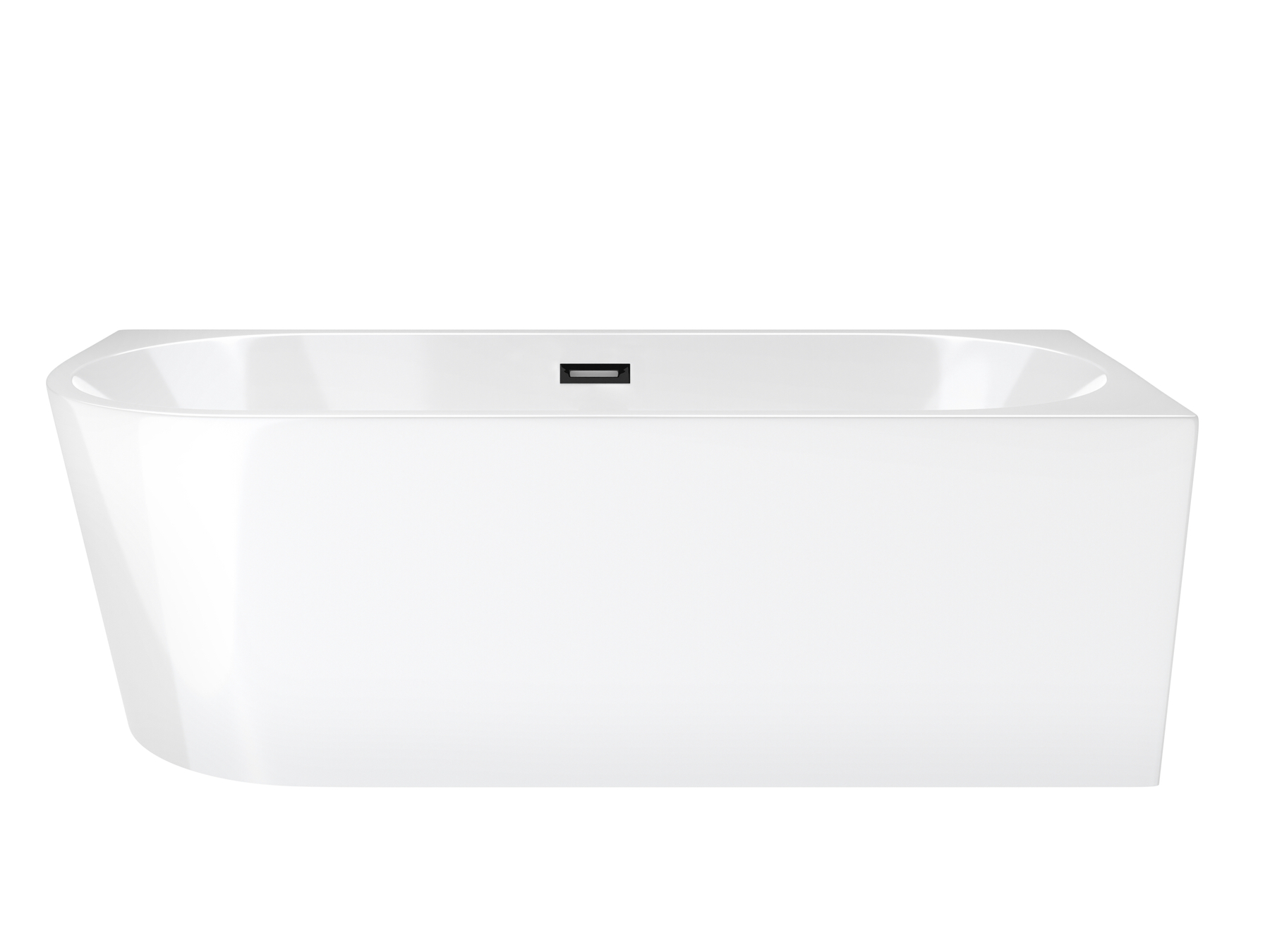 Wanna wolnostojąca narożna Corsan INTERO SLIM 150 x 75 Montaż ...